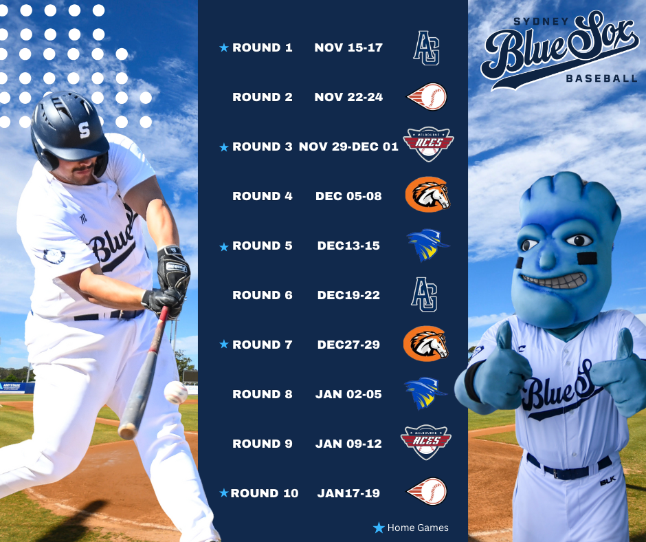 Schedule | Sydney Blue Sox