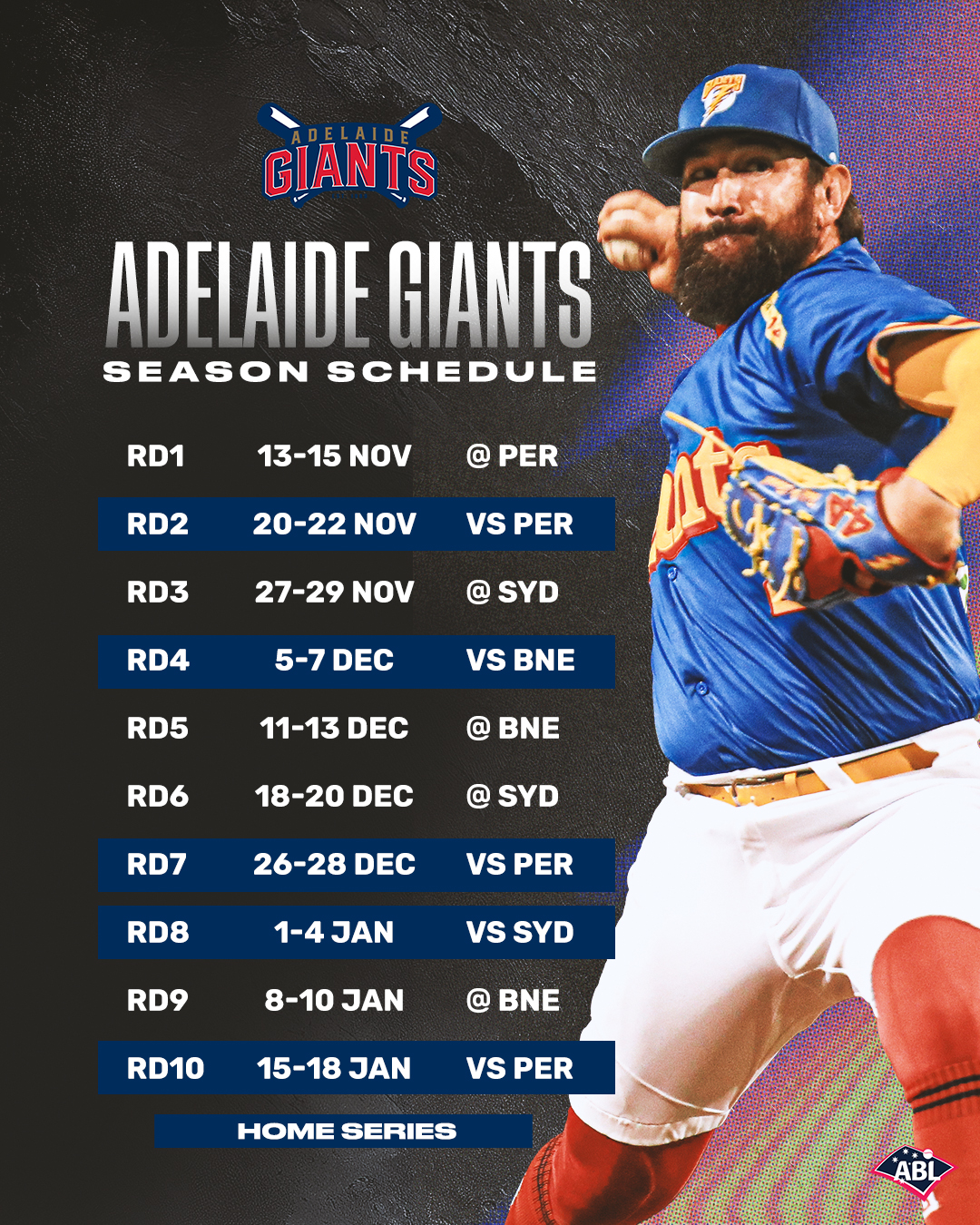 2025-26 ABL Schedule | theABL.com.au